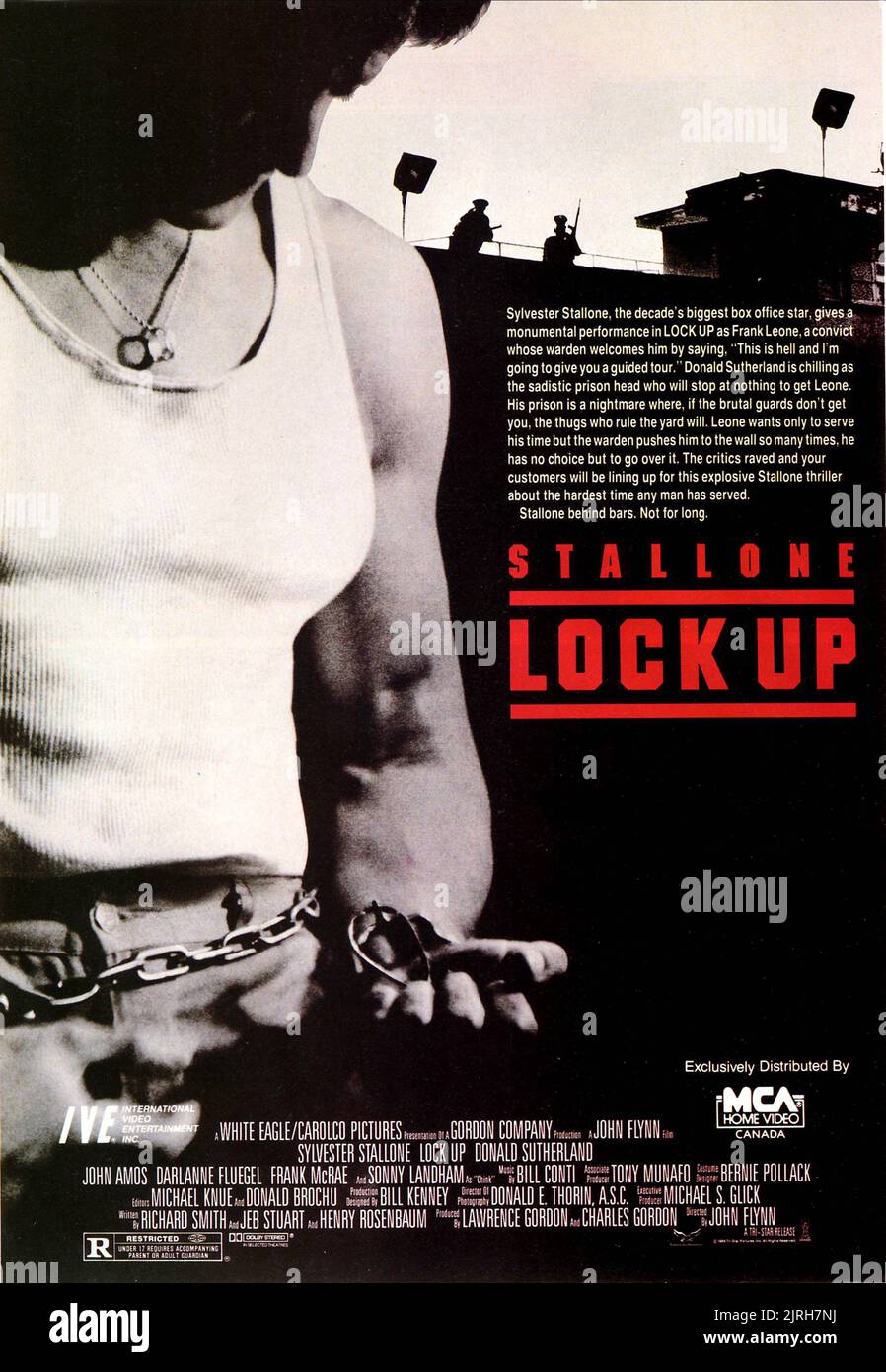 MOVIE POSTER, LOCK UP, 1989 Stock Photo - Alamy
