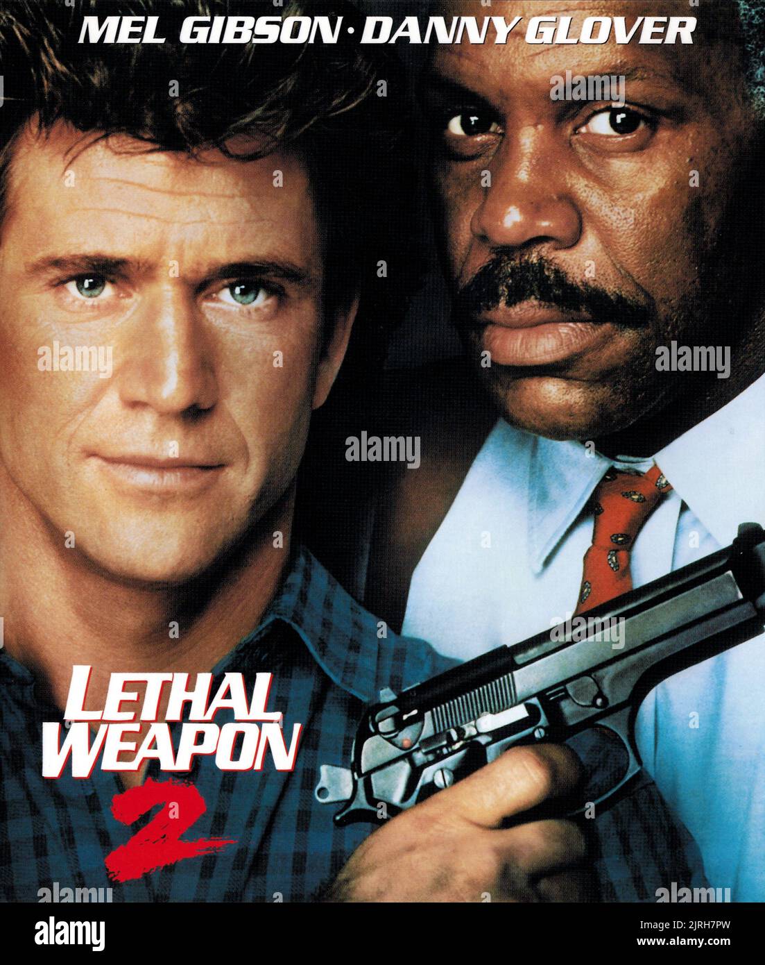 MEL GIBSON, DANNY GLOVER POSTER, LETHAL WEAPON 2, 1989 Stock Photo - Alamy