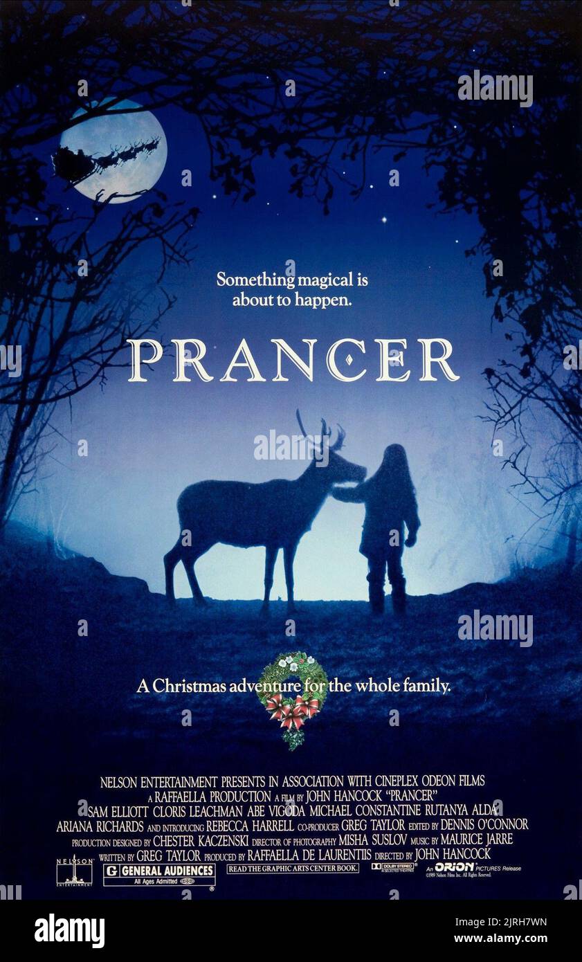 MOVIE POSTER, PRANCER, 1989 Stock Photo - Alamy
