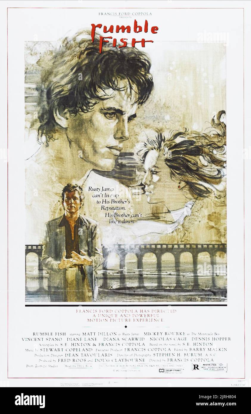 MOVIE POSTER, RUMBLE FISH, 1983 Stock Photo - Alamy MOVIE POSTER, RUMBLE FISH, 1983 Stock Photo - Alamy