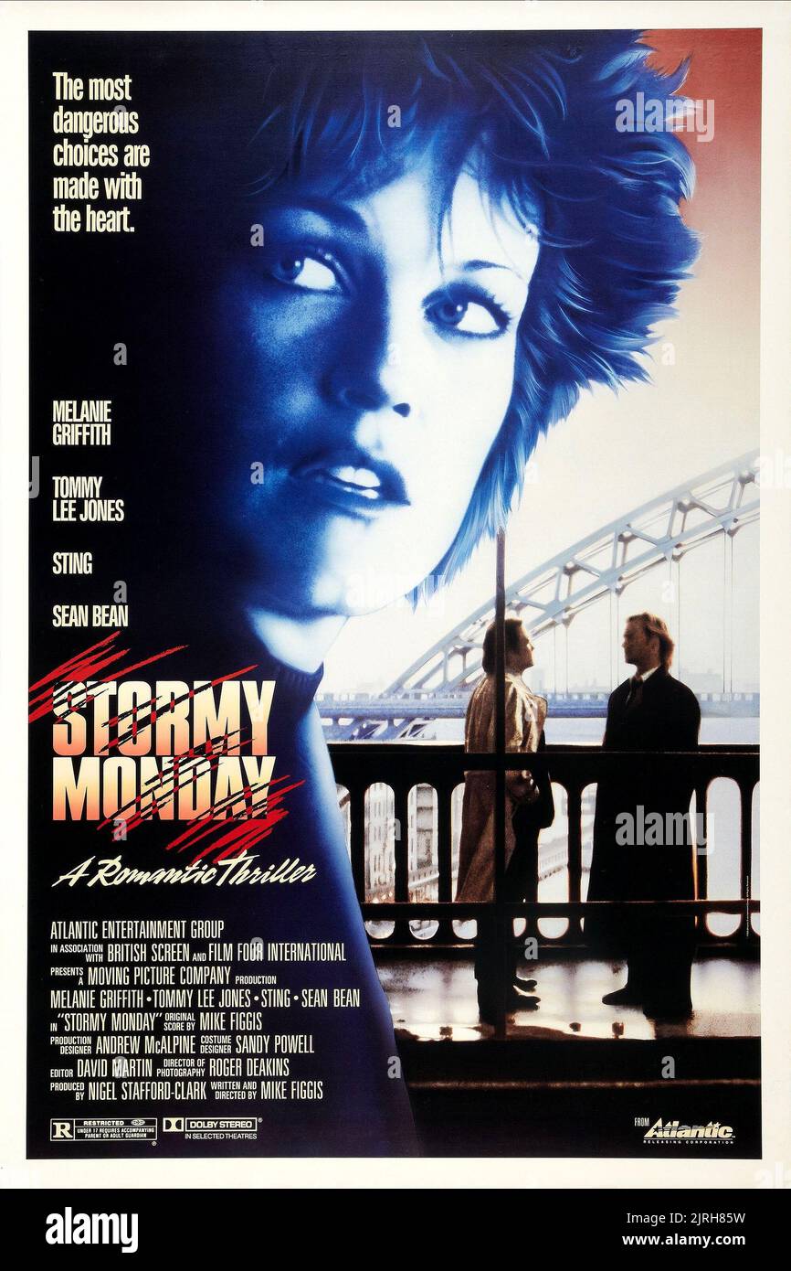 MELANIE GRIFFITH, TOMMY LEE JONES, STING POSTER, STORMY MONDAY, 1988 ...