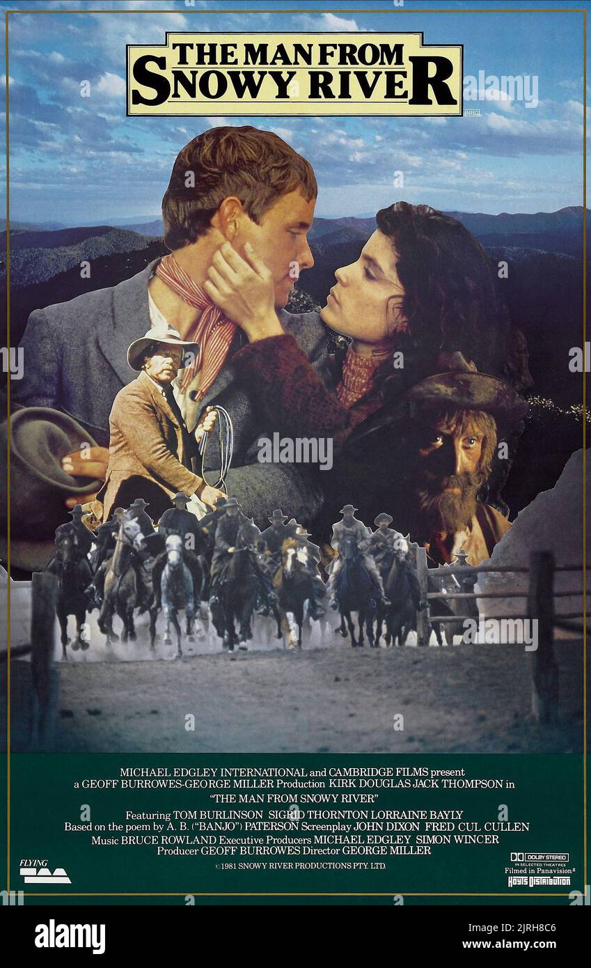 MOVIE POSTER, THE MAN FROM SNOWY RIVER, 1982 Stock Photo - Alamy
