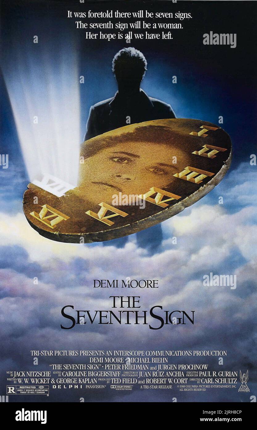 MOVIE POSTER, THE SEVENTH SIGN, 1988 Stock Photo - Alamy
