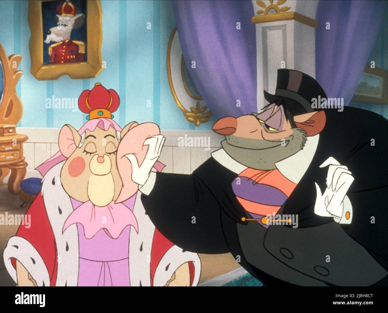 MOUSE QUEEN, PROFESSOR RATIGAN, THE GREAT MOUSE DETECTIVE, 1986 Stock ...