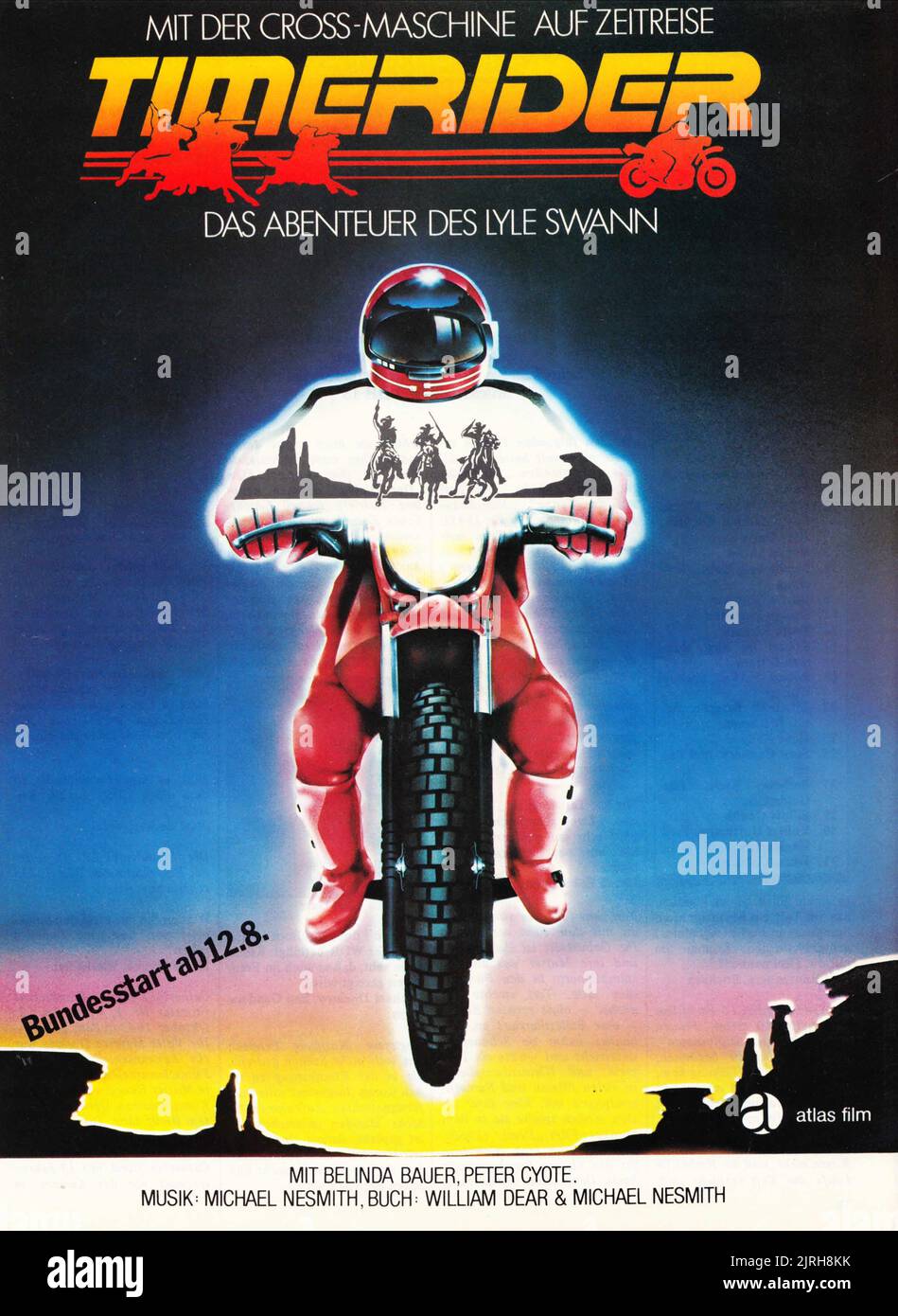 MOVIE POSTER, TIMERIDER: THE ADVENTURE OF LYLE SWANN, 1982 Stock Photo - Alamy