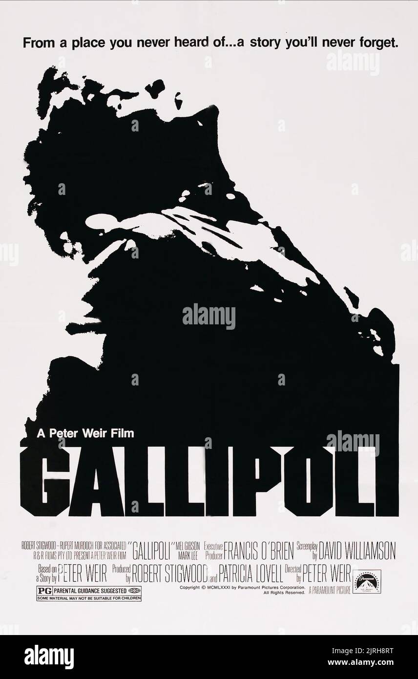 MOVIE POSTER, GALLIPOLI, 1981 Stock Photo - Alamy