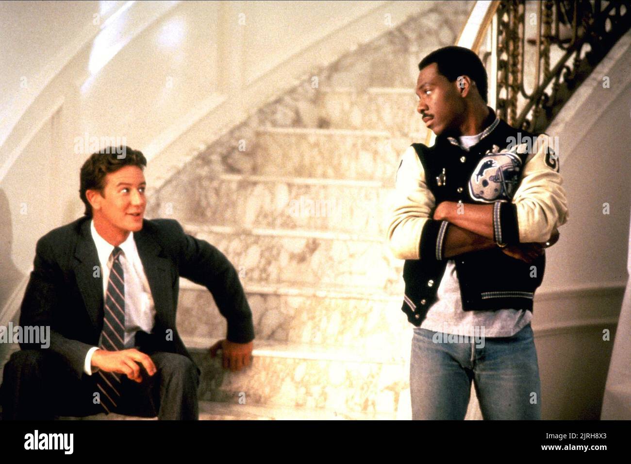 JUDGE REINHOLD, EDDIE MURPHY, BEVERLY HILLS COP II, 1987 Stock Photo ...