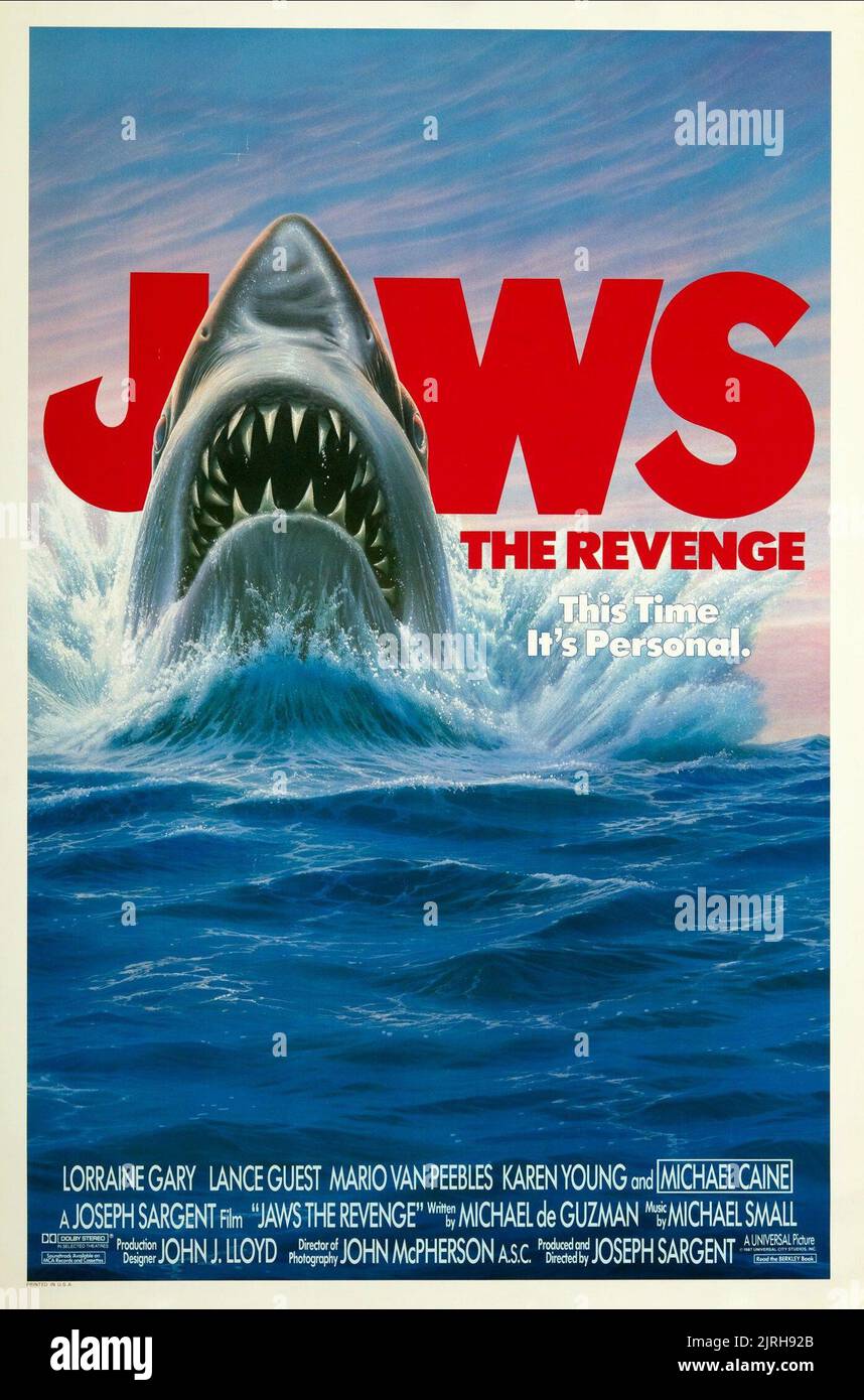 MOVIE POSTER, JAWS: THE REVENGE, 1987 Stock Photo - Alamy