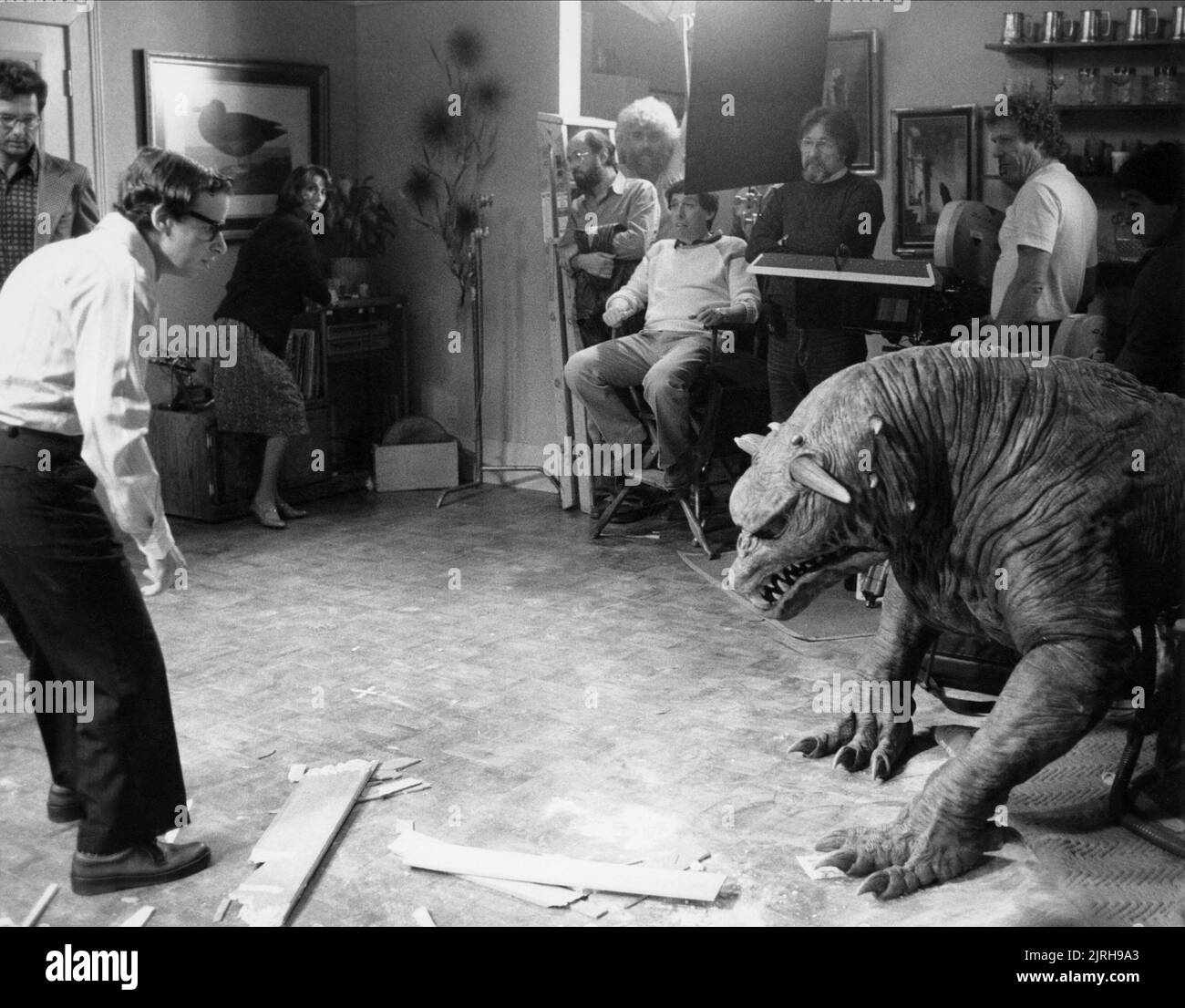 RICK MORANIS, IVAN REITMAN, GHOSTBUSTERS, 1984 Stock Photo - Alamy