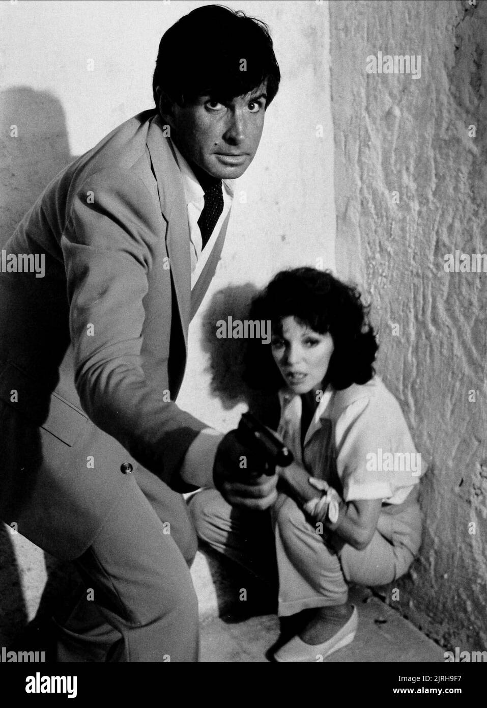 GEORGE HAMILTON, JOAN COLLINS, MONTE CARLO, 1986 Stock Photo - Alamy