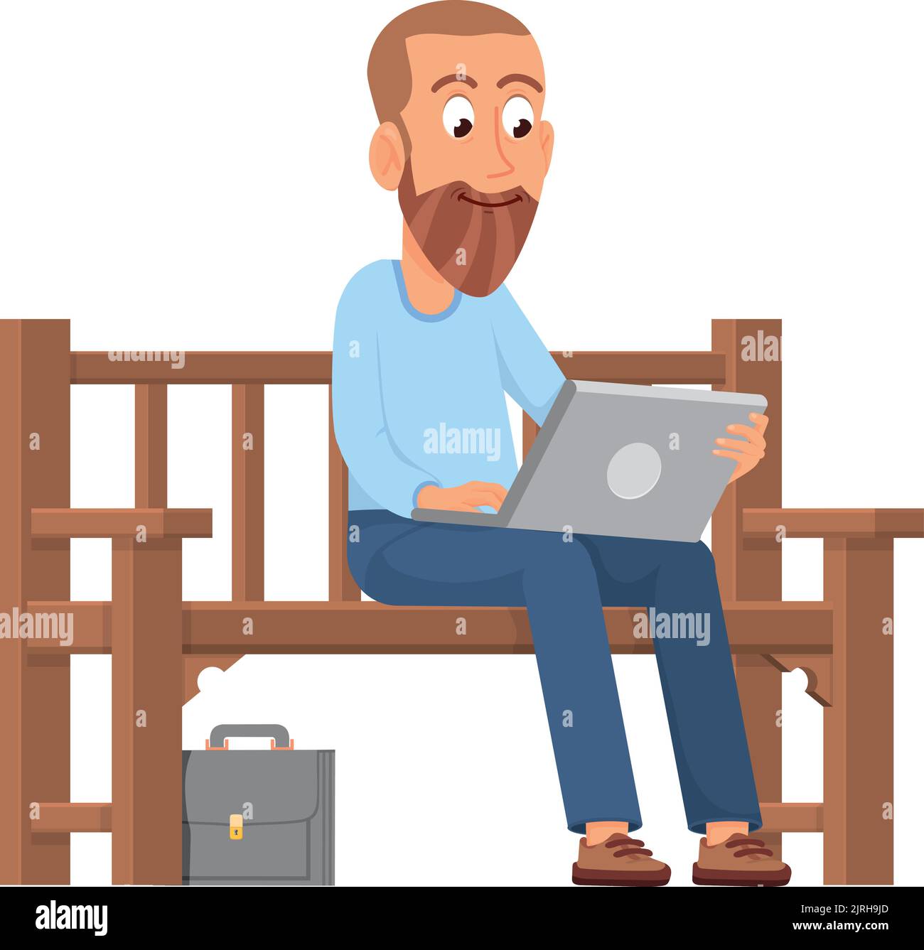 Outdoor working Stock Vector Images - Alamy