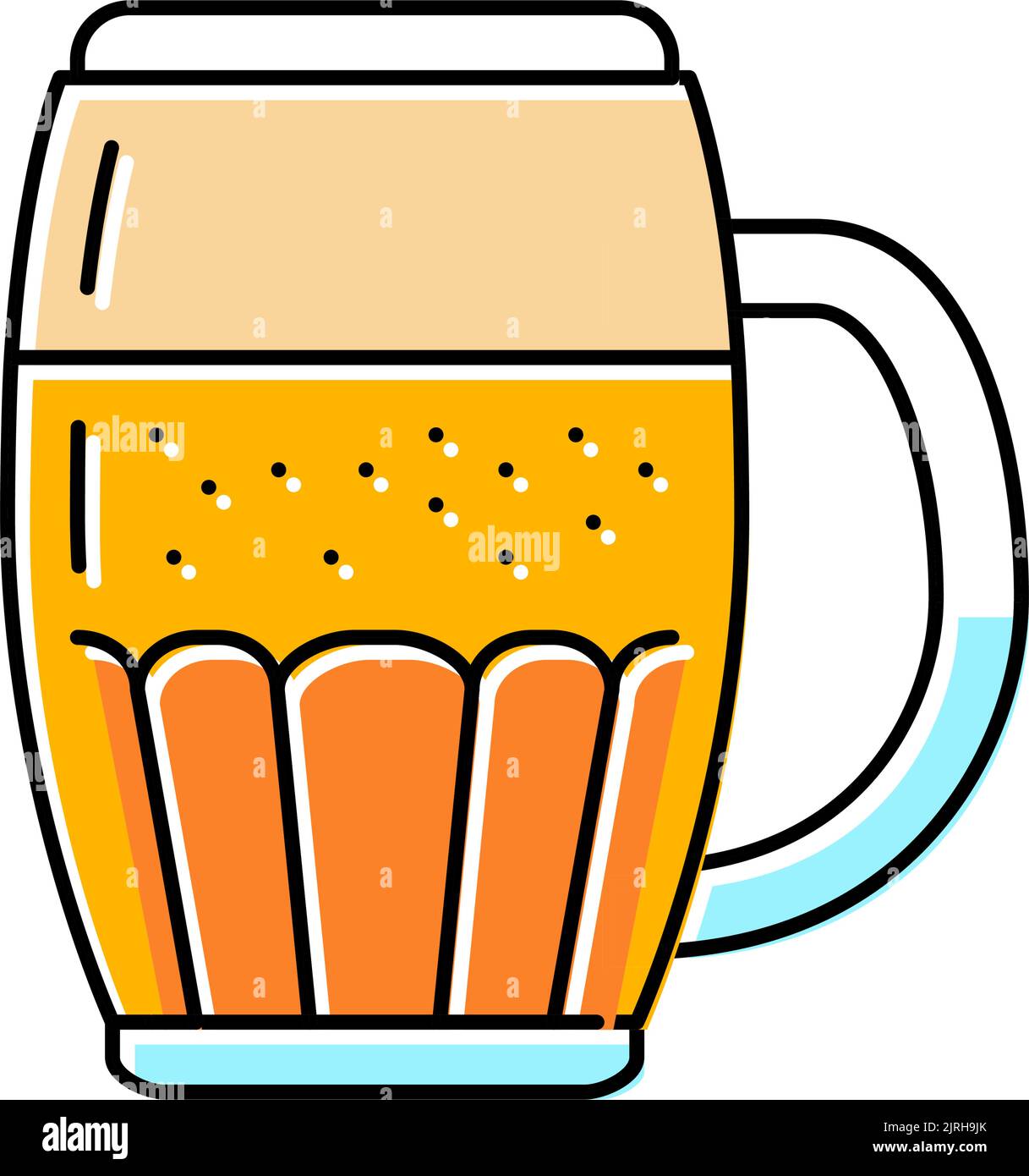 cup beer drink color icon vector illustration Stock Vector Image & Art ...