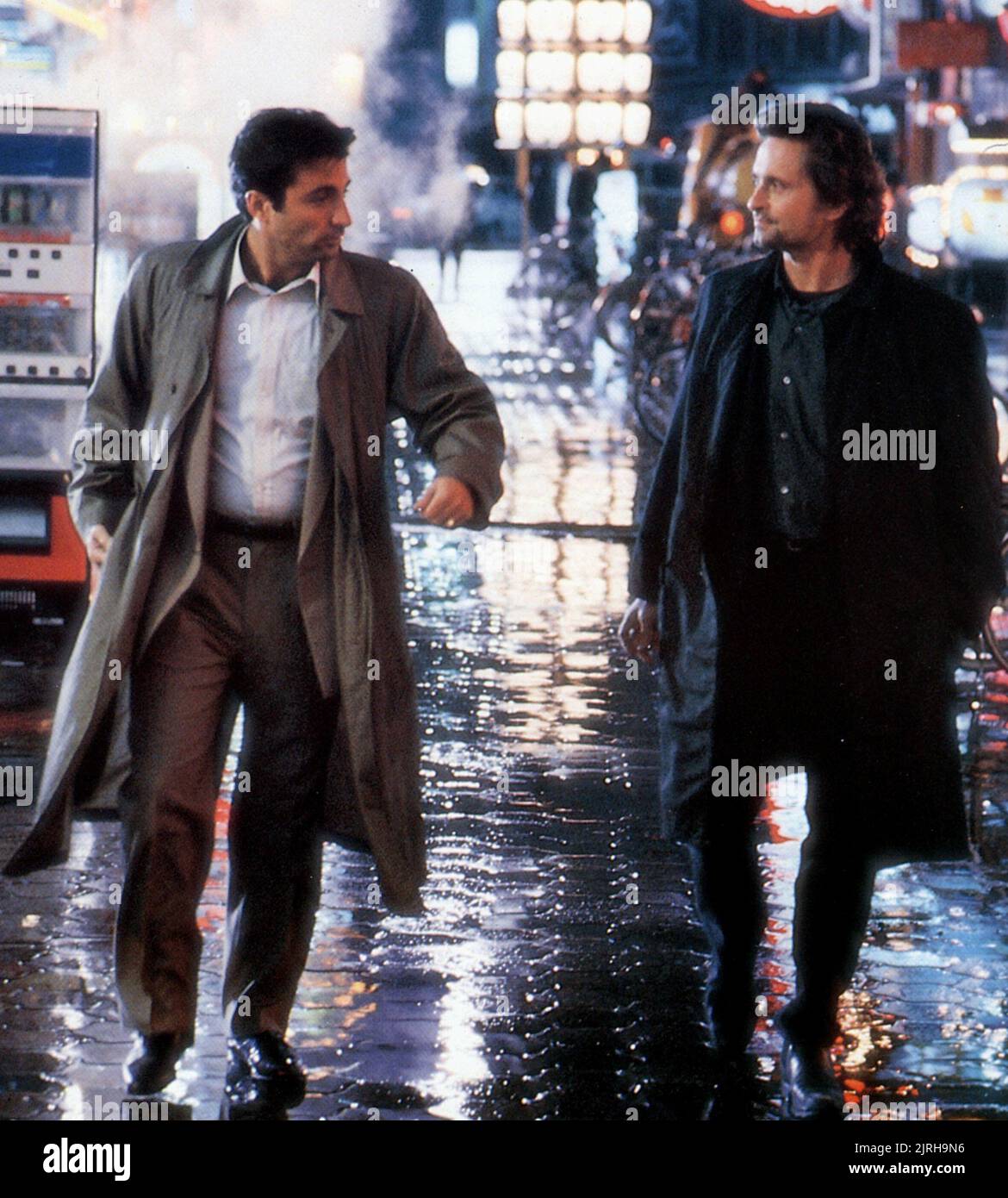 ANDY GARCIA, MICHAEL DOUGLAS, BLACK RAIN, 1989 Stock Photo - Alamy