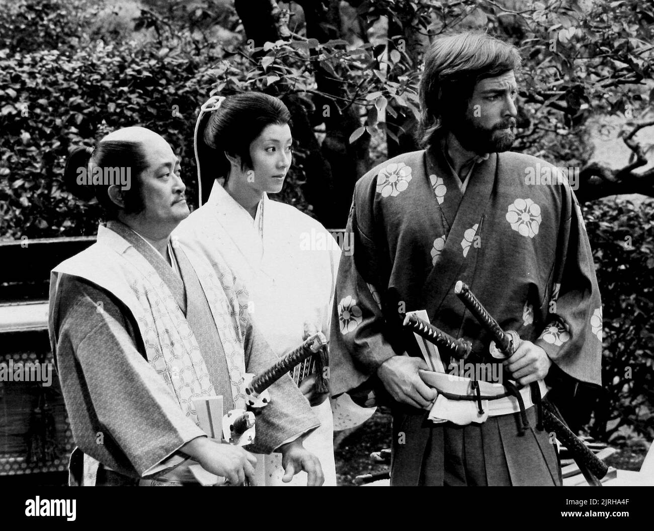 FRANKIE SAKAI, YOKO SHIMADA, RICHARD CHAMBERLAIN, SHOGUN, 1980 Stock ...