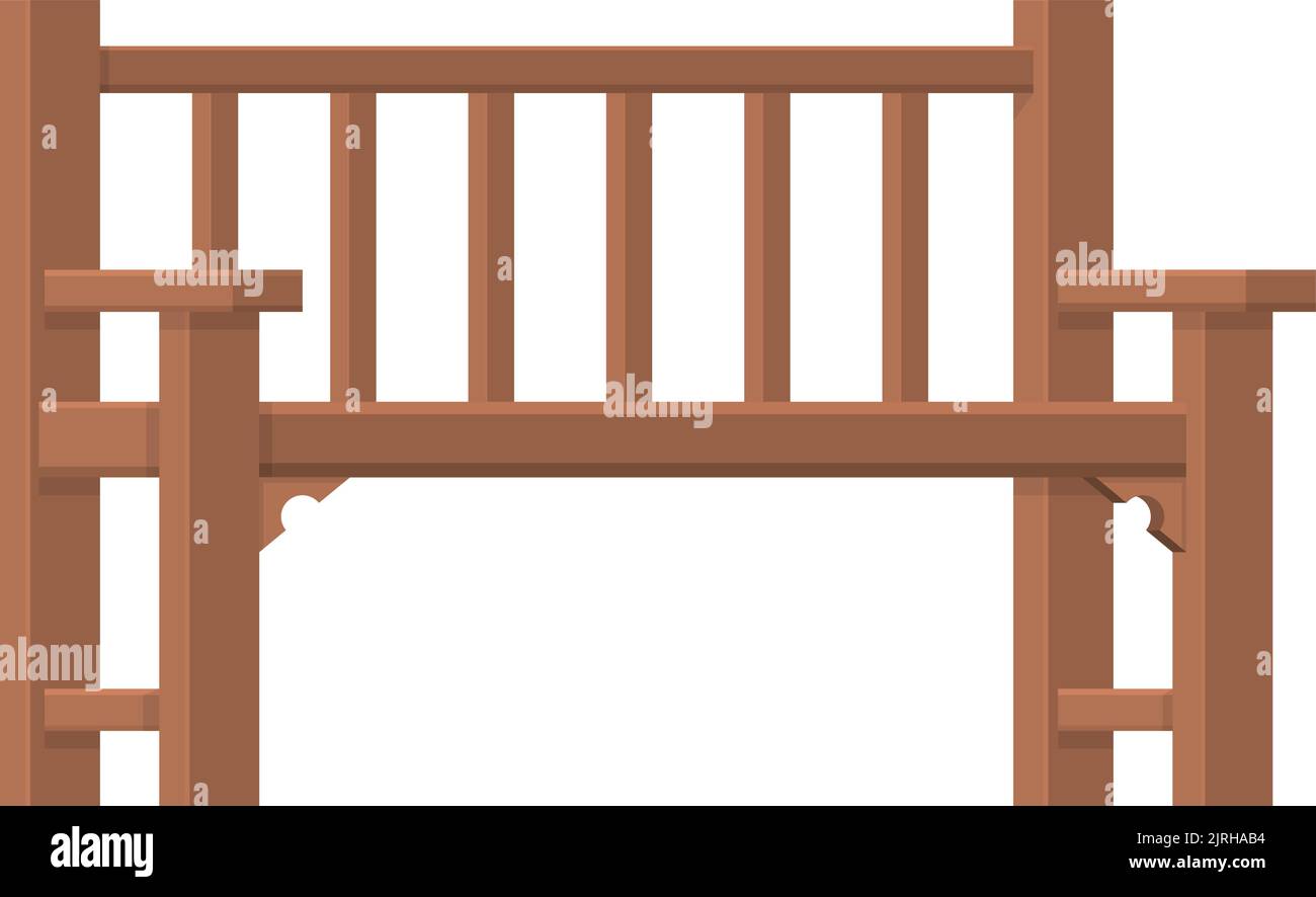 Wooden bench icon. Outdoor seat. Park furniture Stock Vector Image ...