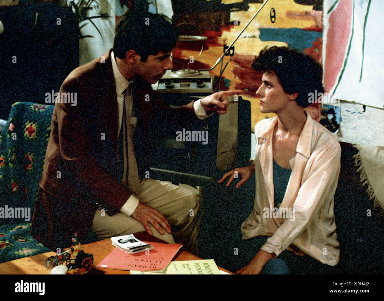 STEPHEN LACK, ANNE CARLISLE, PERFECT STRANGERS: BLIND ALLEY, 1984 Stock ...