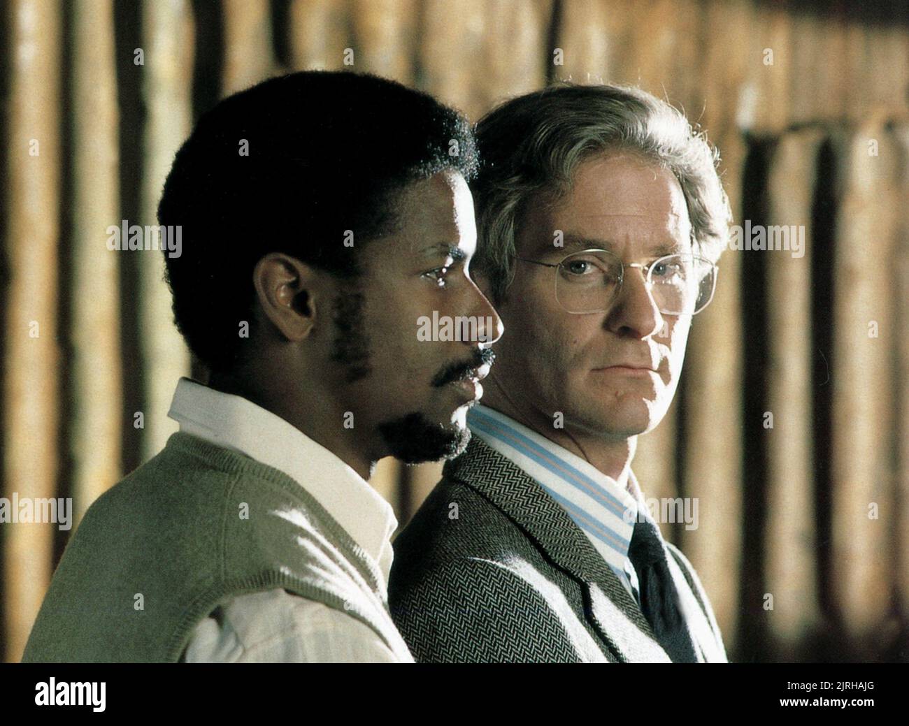 KEVIN KLINE, DENZEL WASHINGTON, CRY FREEDOM, 1987 Stock Photo - Alamy