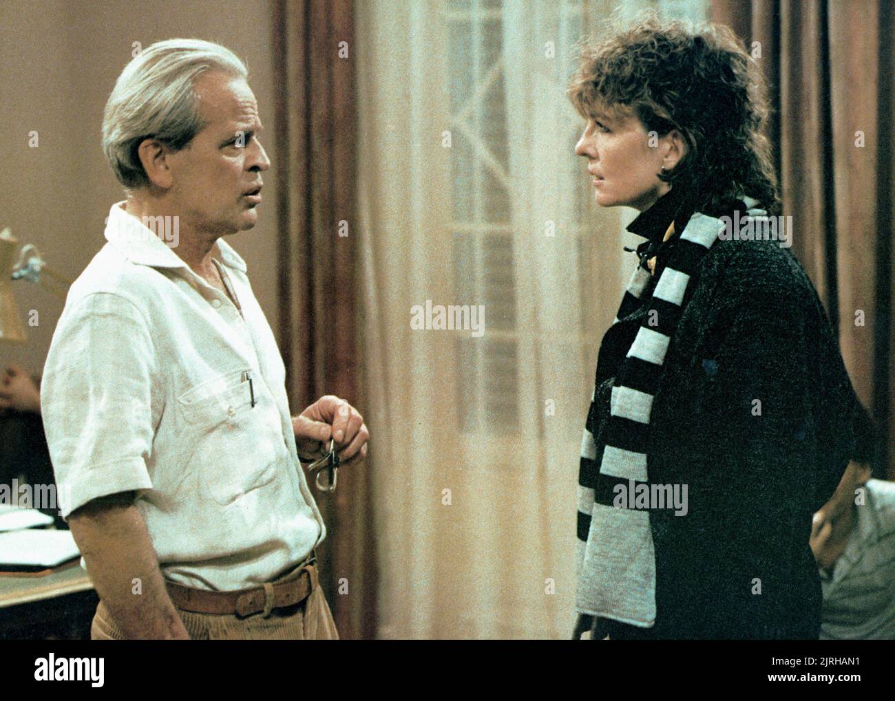 KLAUS KINSKI, DIANE KEATON, THE LITTLE DRUMMER GIRL, 1984 Stock Photo ...