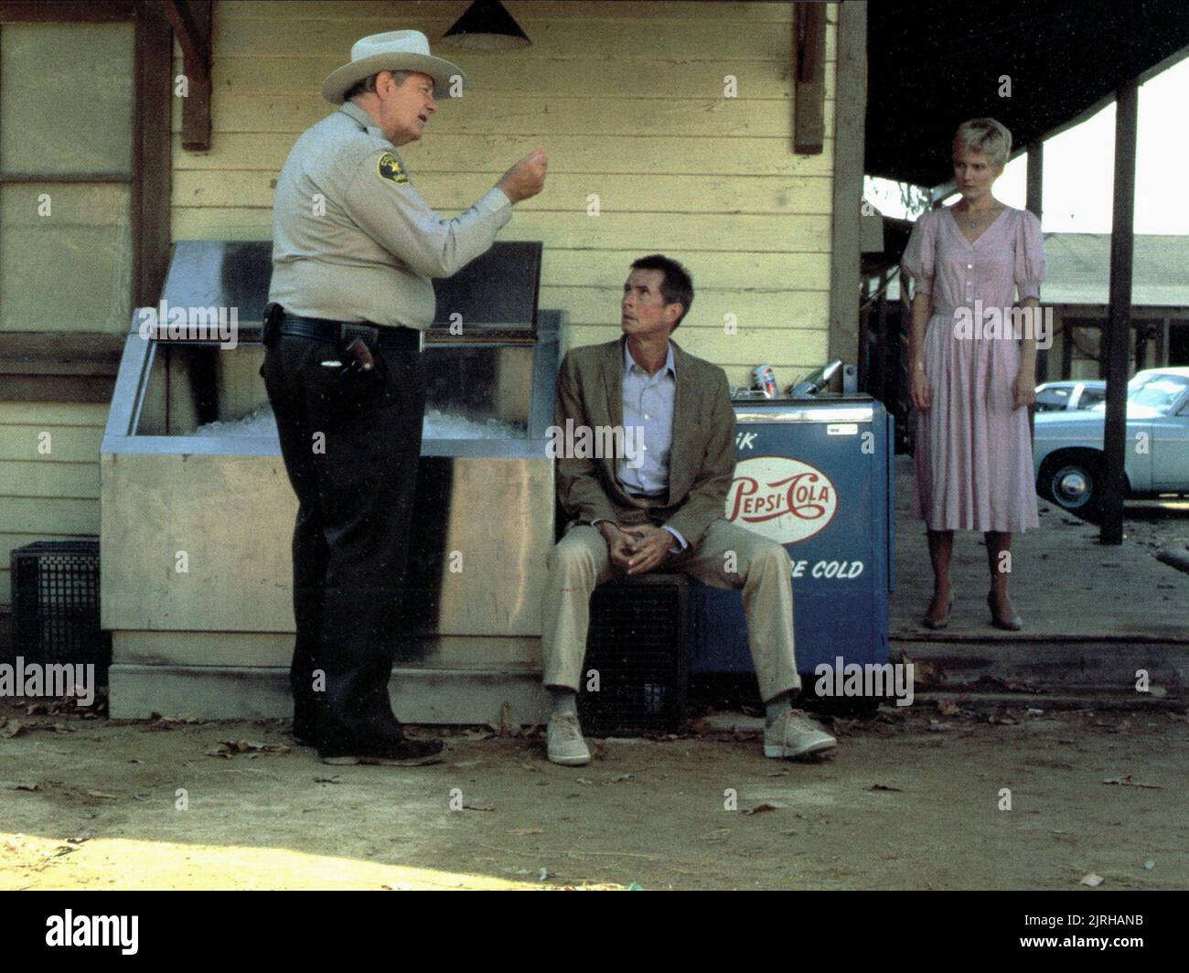 HUGH GILLIN, ANTHONY PERKINS, DIANA SCARWID, PSYCHO III, 1986 Stock ...