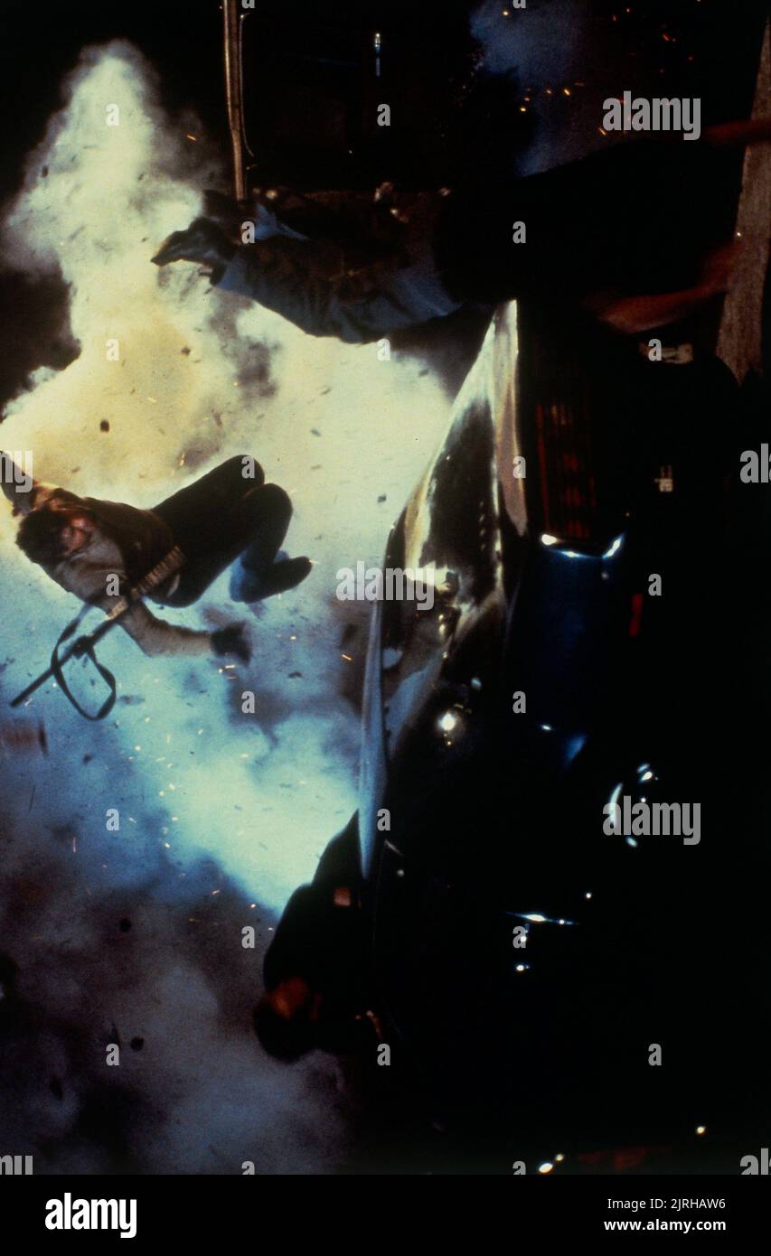 EXPLOSION SCENE, INVASION U.S.A, 1985 Stock Photo - Alamy