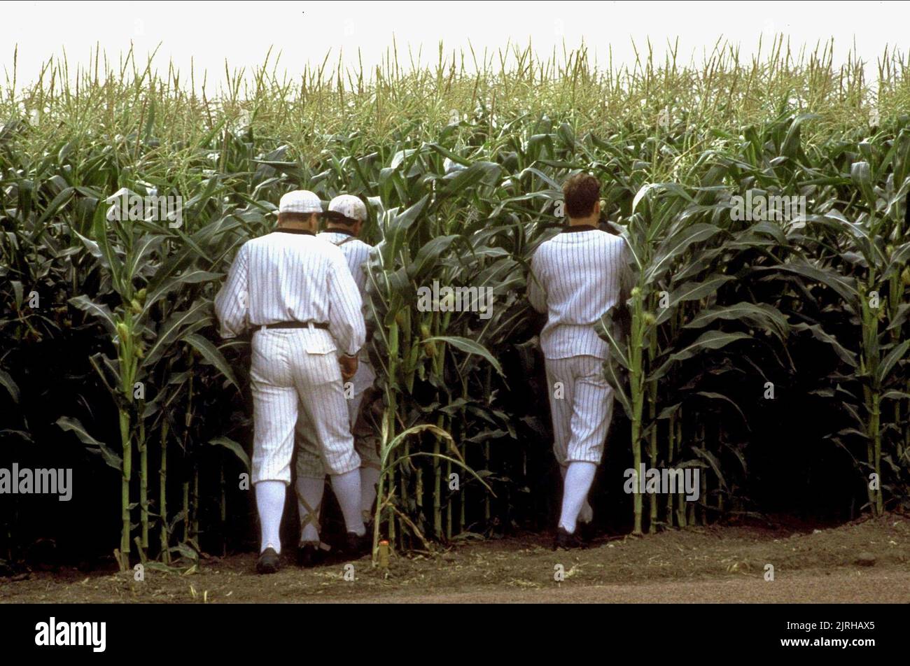 BASEBALL PLAYERS RETURN TO FIELDS, FIELD OF DREAMS, 1989 Stock Photo ...
