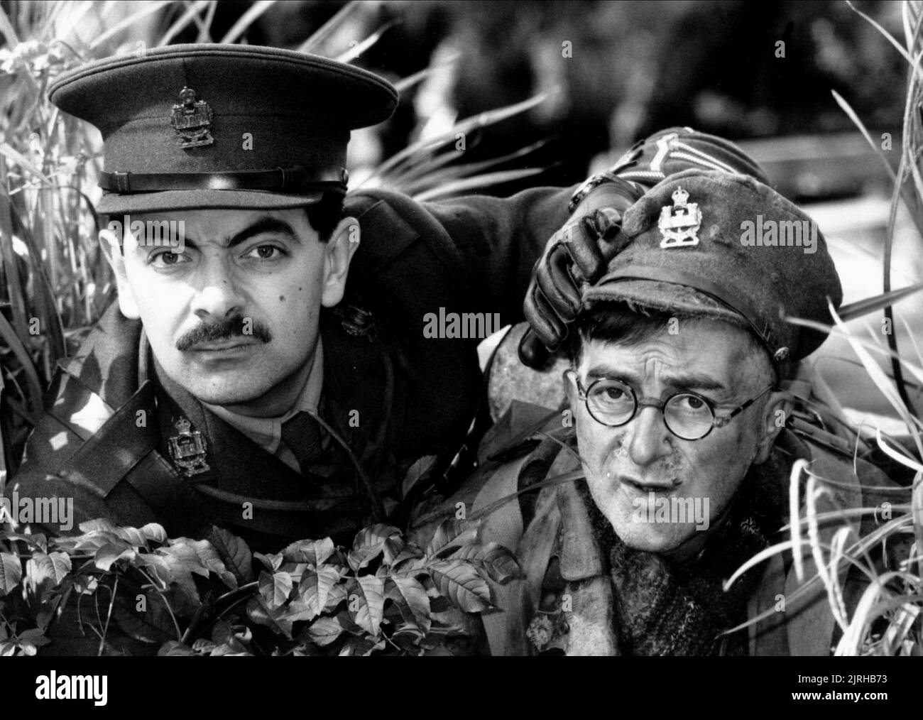 ROWAN ATKINSON, TONY ROBINSON, BLACKADDER GOES FORTH, 1989 Stock Photo ...
