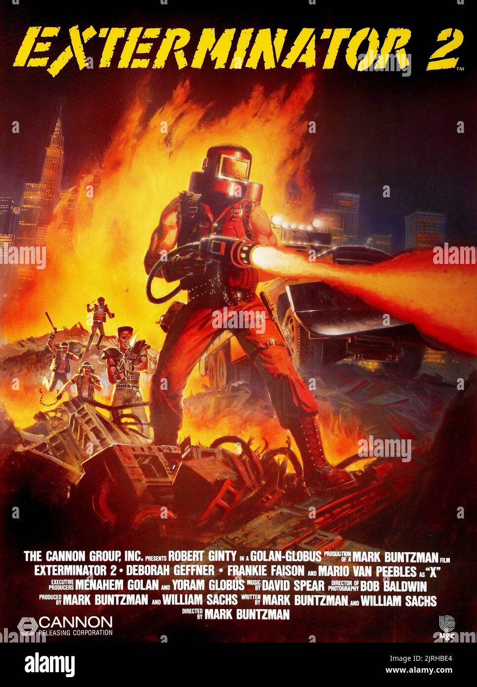 FILM POSTER, EXTERMINATOR 2, 1984 Stock Photo - Alamy