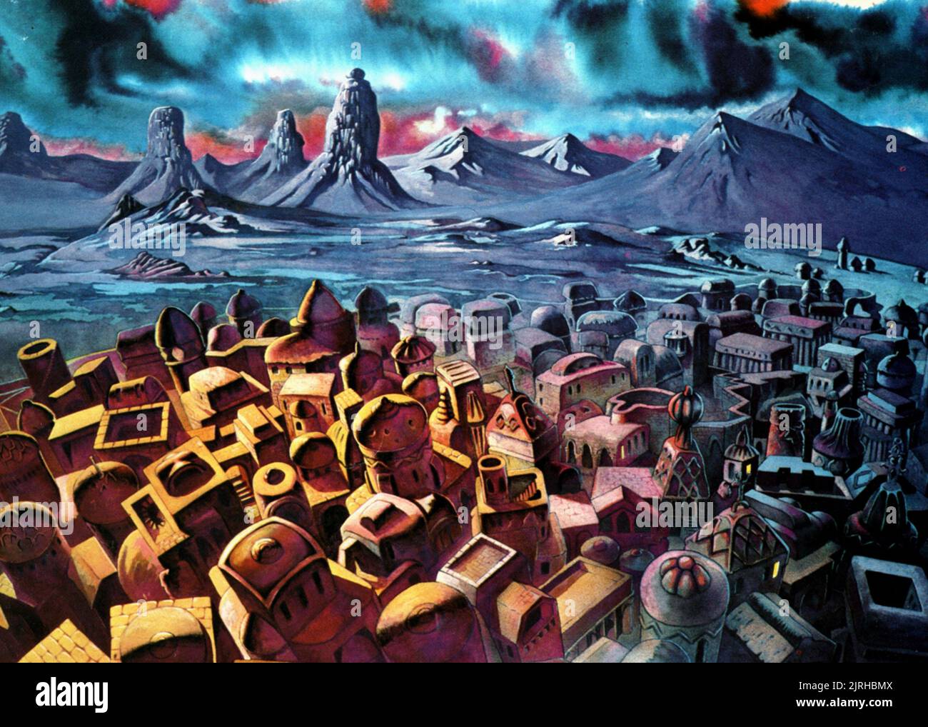 TOWN SCENE, HEAVY METAL, 1981 Stock Photo - Alamy