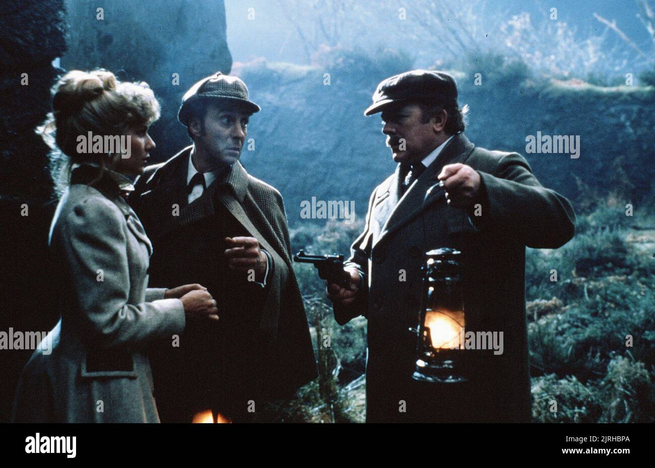 GLYNIS BARBER, IAN RICHARDSON, DONALD CHURCHILL, THE HOUND OF THE ...