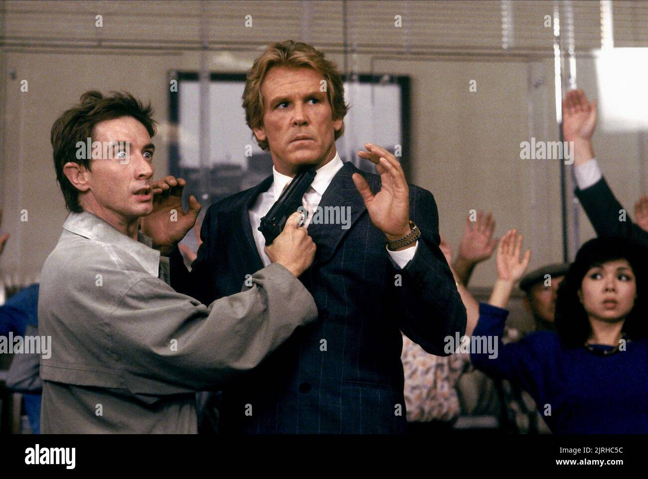 MARTIN SHORT, NICK NOLTE, THREE FUGITIVES, 1989 Stock Photo - Alamy