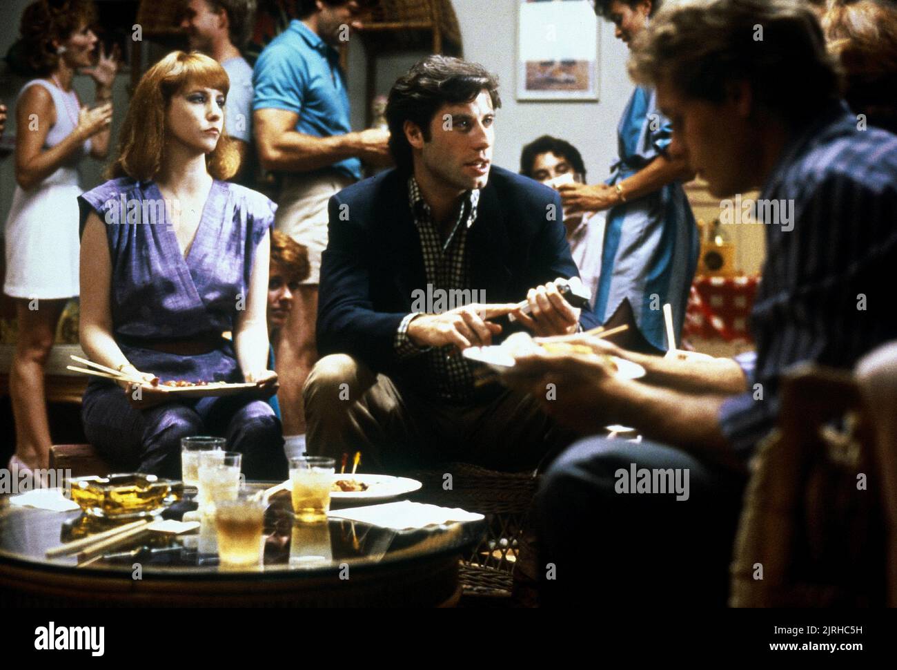 LARAINE NEWMAN, JOHN TRAVOLTA, PERFECT, 1985 Stock Photo - Alamy