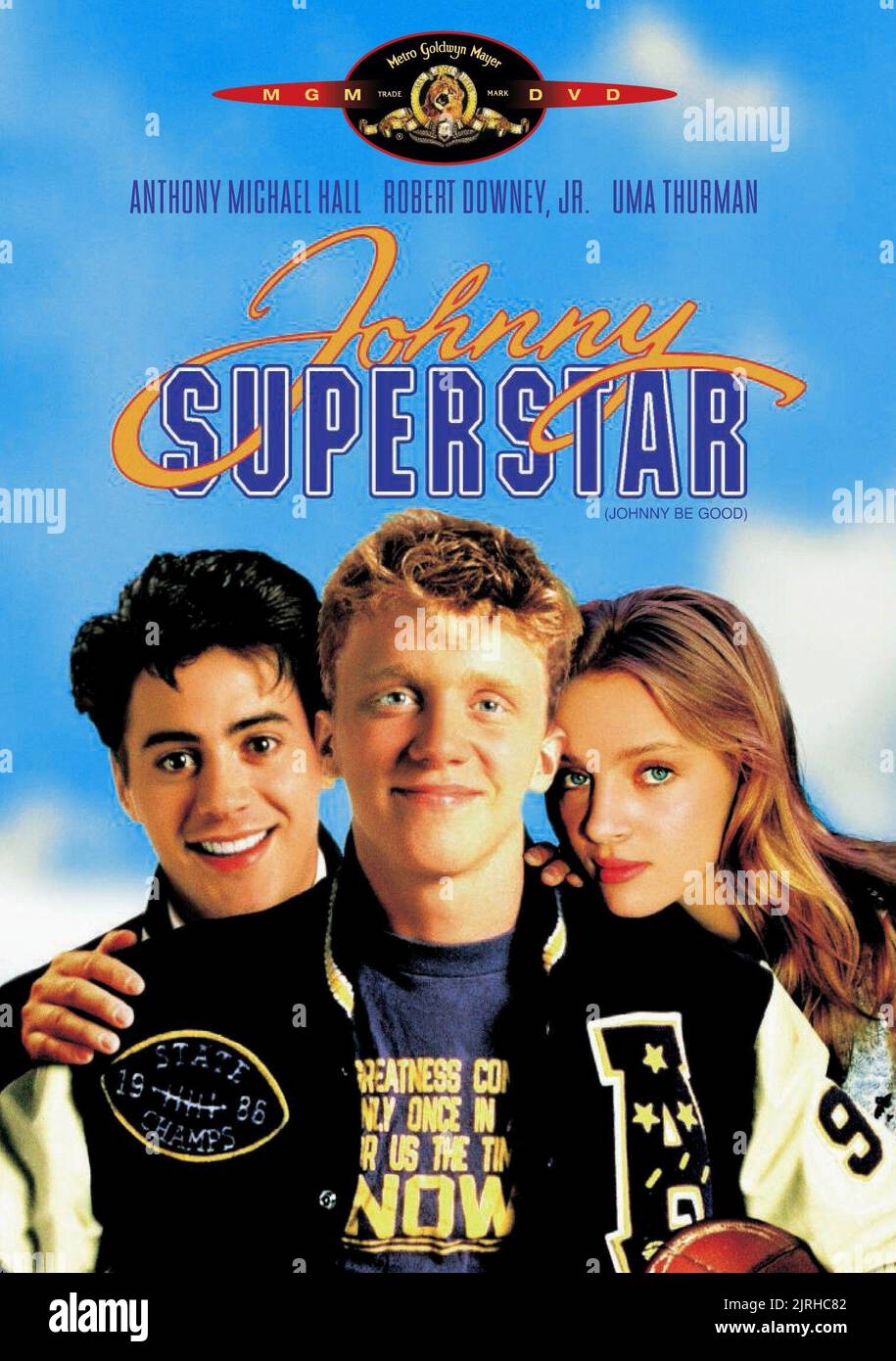 ROBERT DOWNEY JR, ANTHONY MICHAEL HALL, UMA THURMAN, JOHNNY BE GOOD, 1988 Stock Photo - Alamy