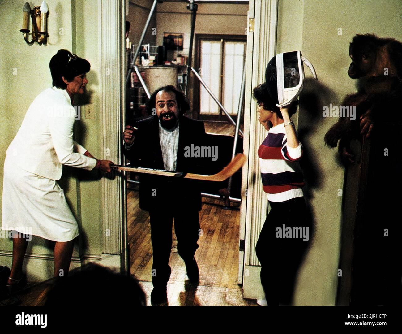 JESSICA WALTER, DANNY DEVITO, STACEY NELKIN, GOING APE!, 1981 Stock ...