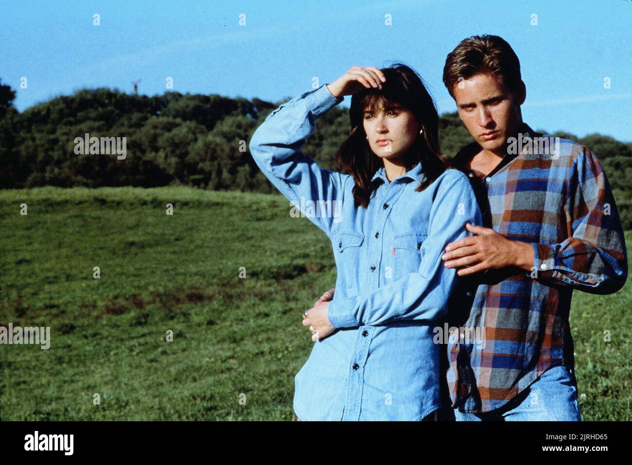 Demi moore emilio estevez wisdom hi-res stock photography and images ...