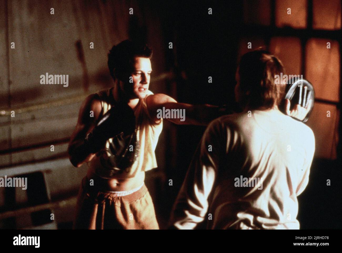 ADRIAN PASDAR, KLAUS MARIA BRANDAUER, STREETS OF GOLD, 1986 Stock Photo ...