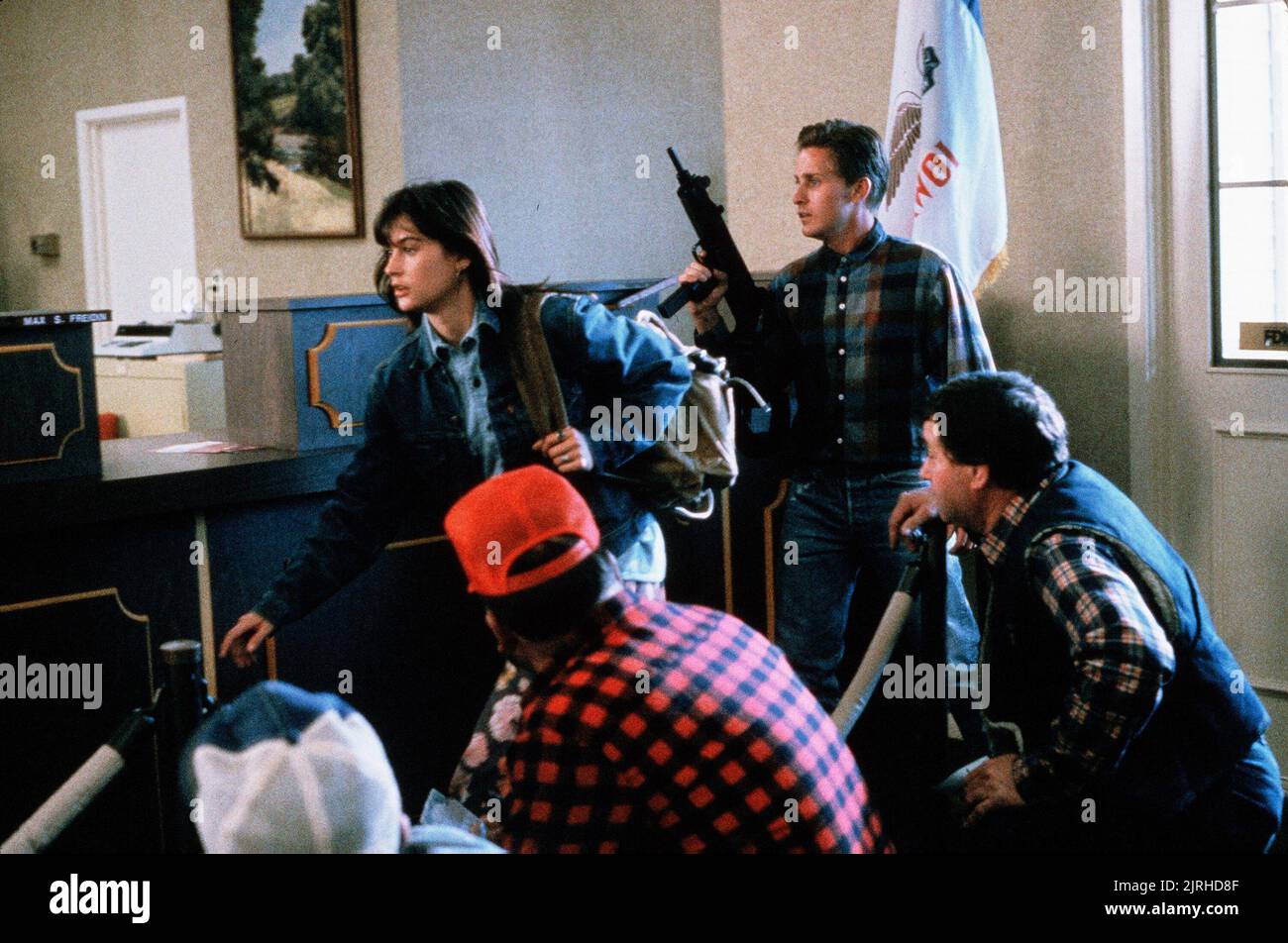 DEMI MOORE, EMILIO ESTEVEZ, WISDOM, 1986 Stock Photo - Alamy