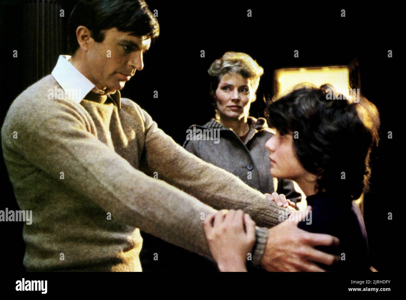 SAM NEILL, LISA HARROW, BARNABY HOLM, THE FINAL CONFLICT, 1981 Stock ...