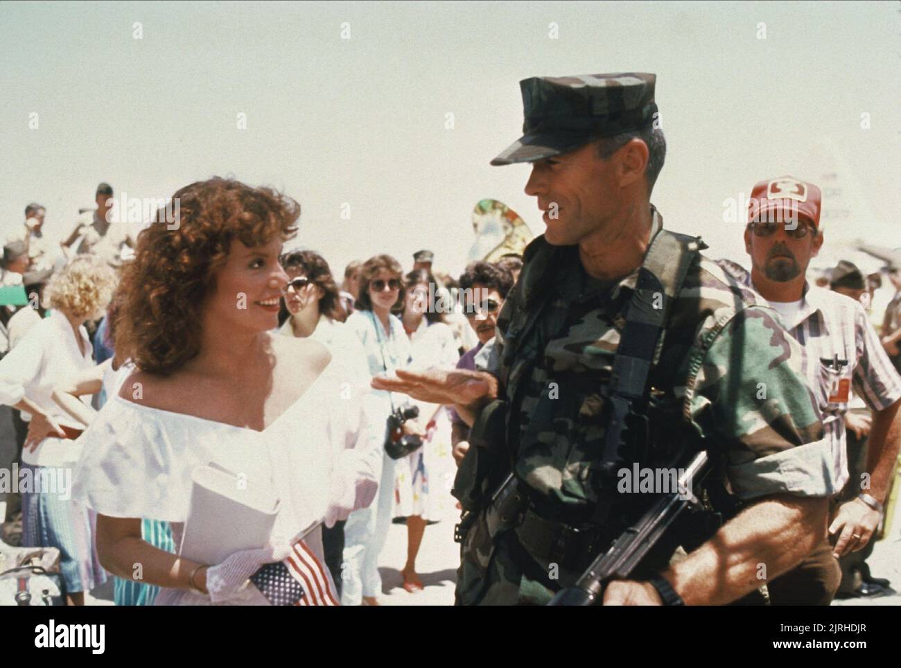 MARSHA MASON, CLINT EASTWOOD, HEARTBREAK RIDGE, 1986 Stock Photo - Alamy