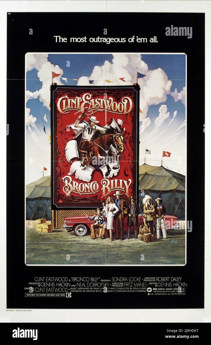 FILM POSTER, BRONCO BILLY, 1980 Stock Photo - Alamy