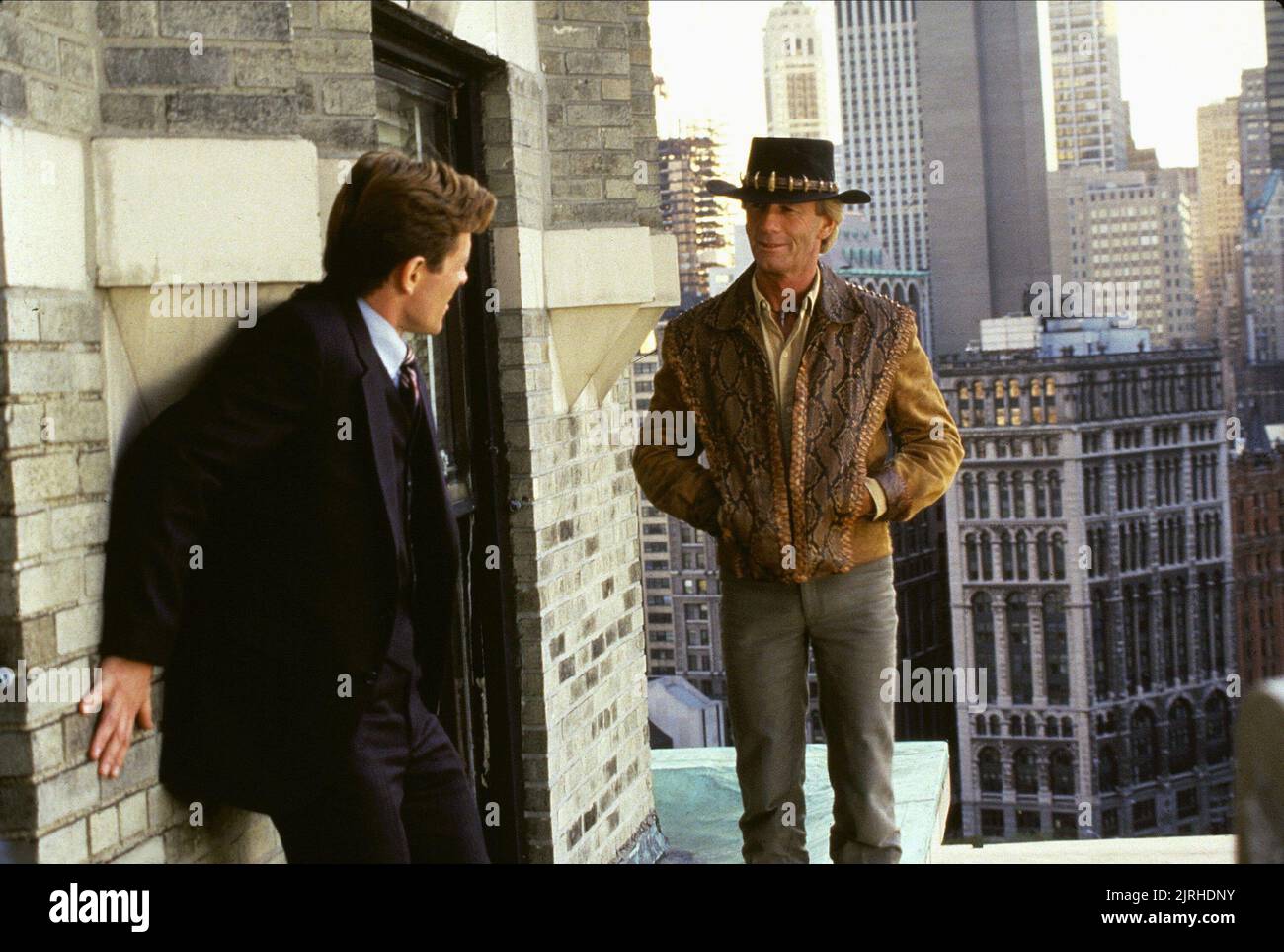 VINCENT JEROSA, PAUL HOGAN, CROCODILE DUNDEE II, 1988 Stock Photo - Alamy