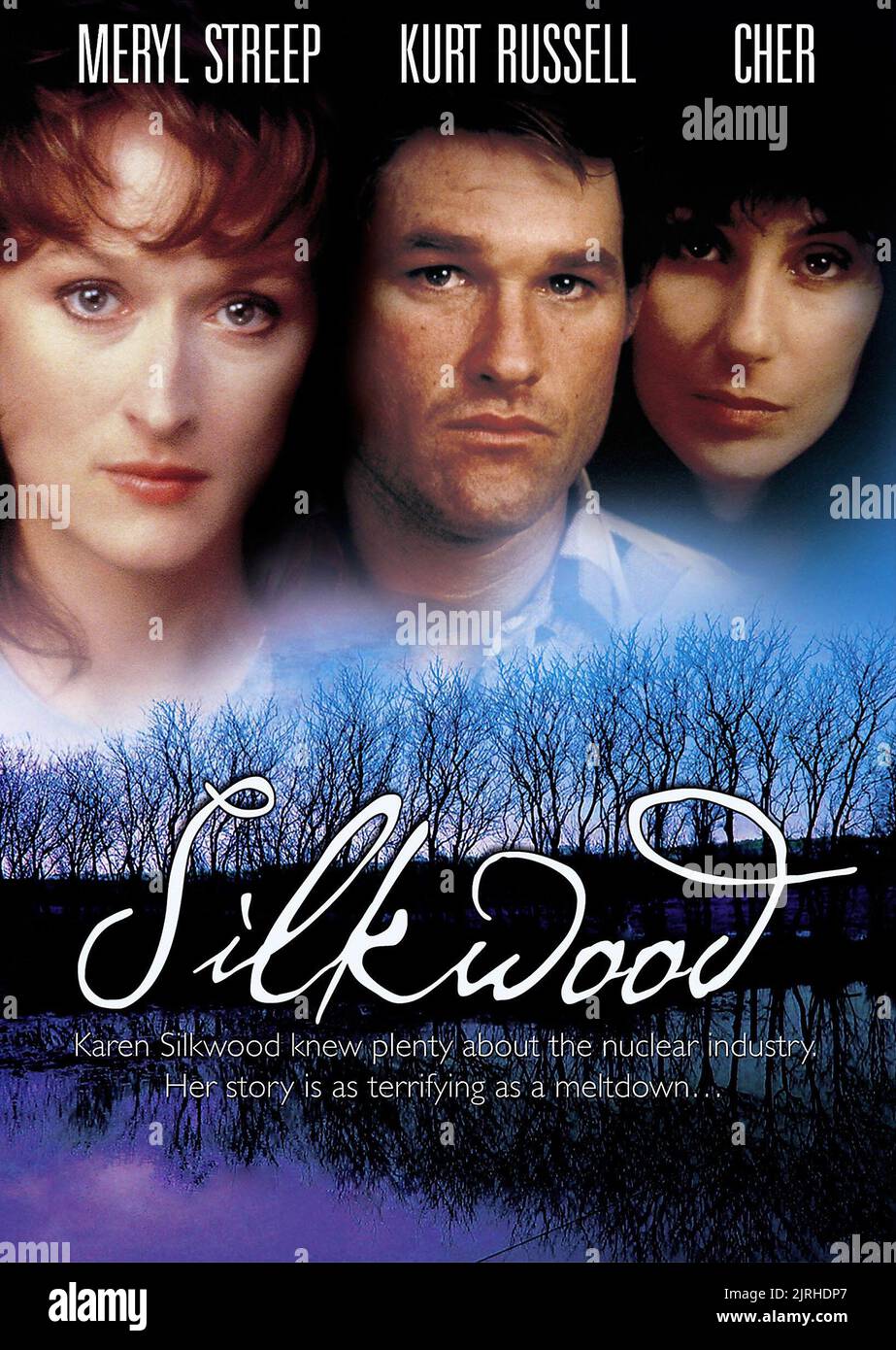 MERYL STREEP, KURT RUSSELL, CHER POSTER, SILKWOOD, 1983 Stock Photo - Alamy