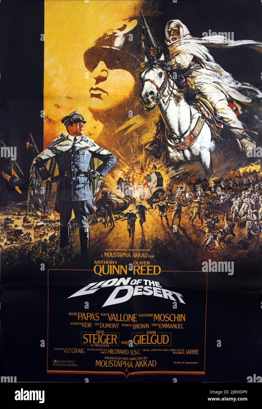 Anthony quinn lion desert omar hi-res stock photography and images - Alamy