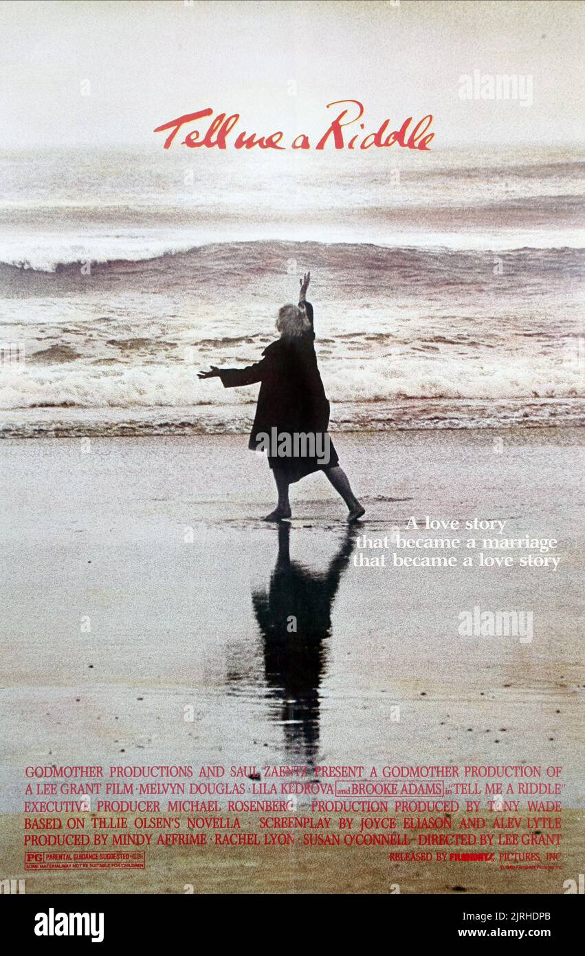 FILM POSTER, TELL ME A RIDDLE, 1980 Stock Photo - Alamy