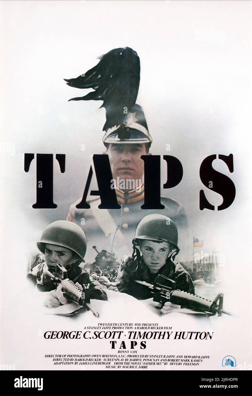 TIMOTHY HUTTON FILM POSTER, TAPS, 1981 Stock Photo - Alamy