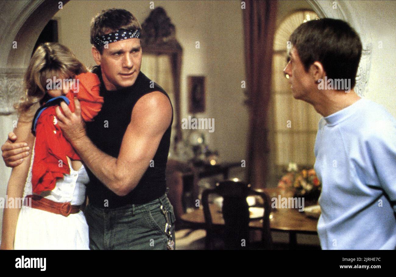 DENISE GALUK, RYAN O'NEAL, JOHN HURT, PARTNERS, 1982 Stock Photo - Alamy