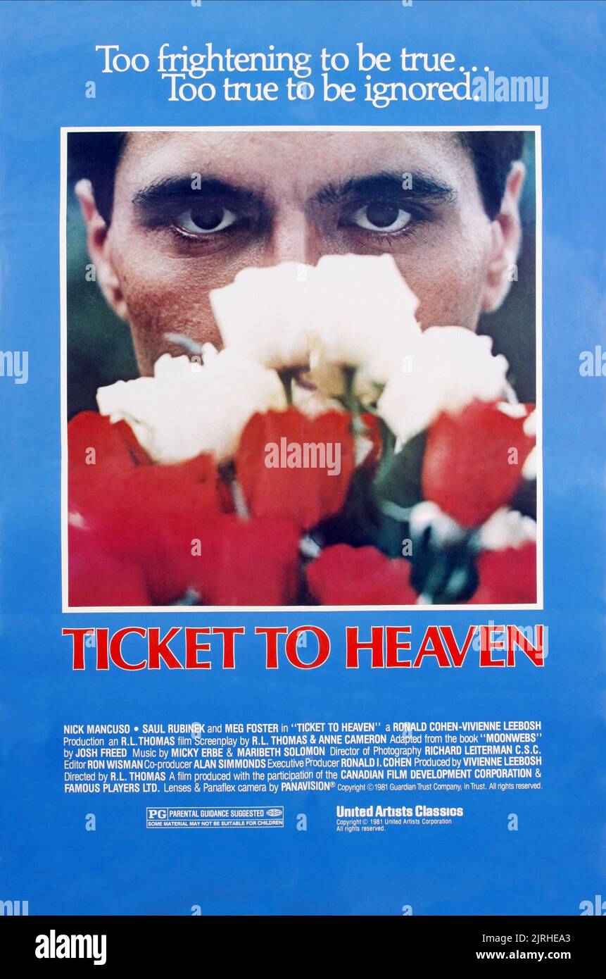 FILM POSTER, TICKET TO HEAVEN, 1981 Stock Photo - Alamy