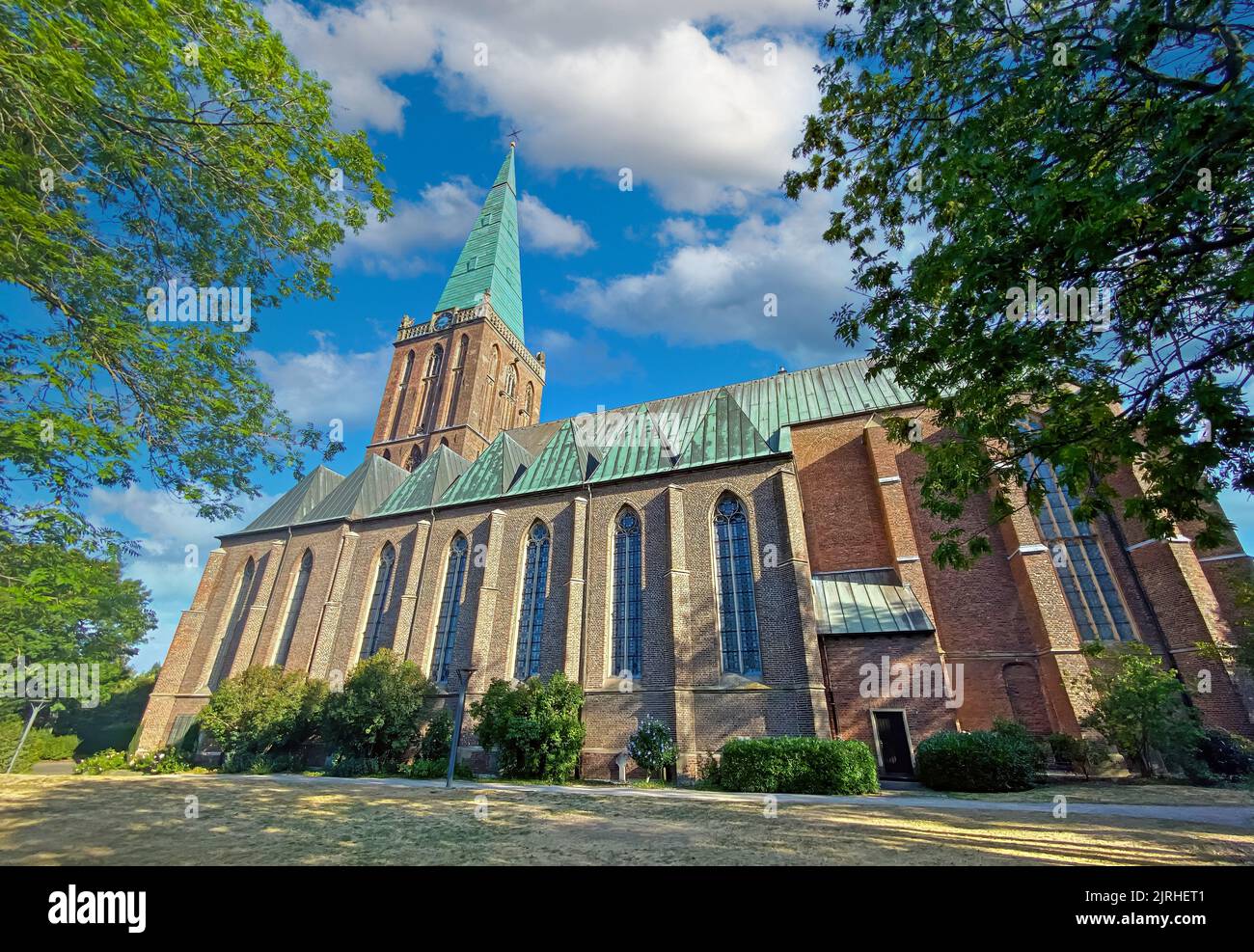 Catholic german gothic roman provost church in north rhine westfalia ...