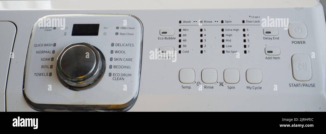 Washing modes hi-res stock photography and images - Alamy