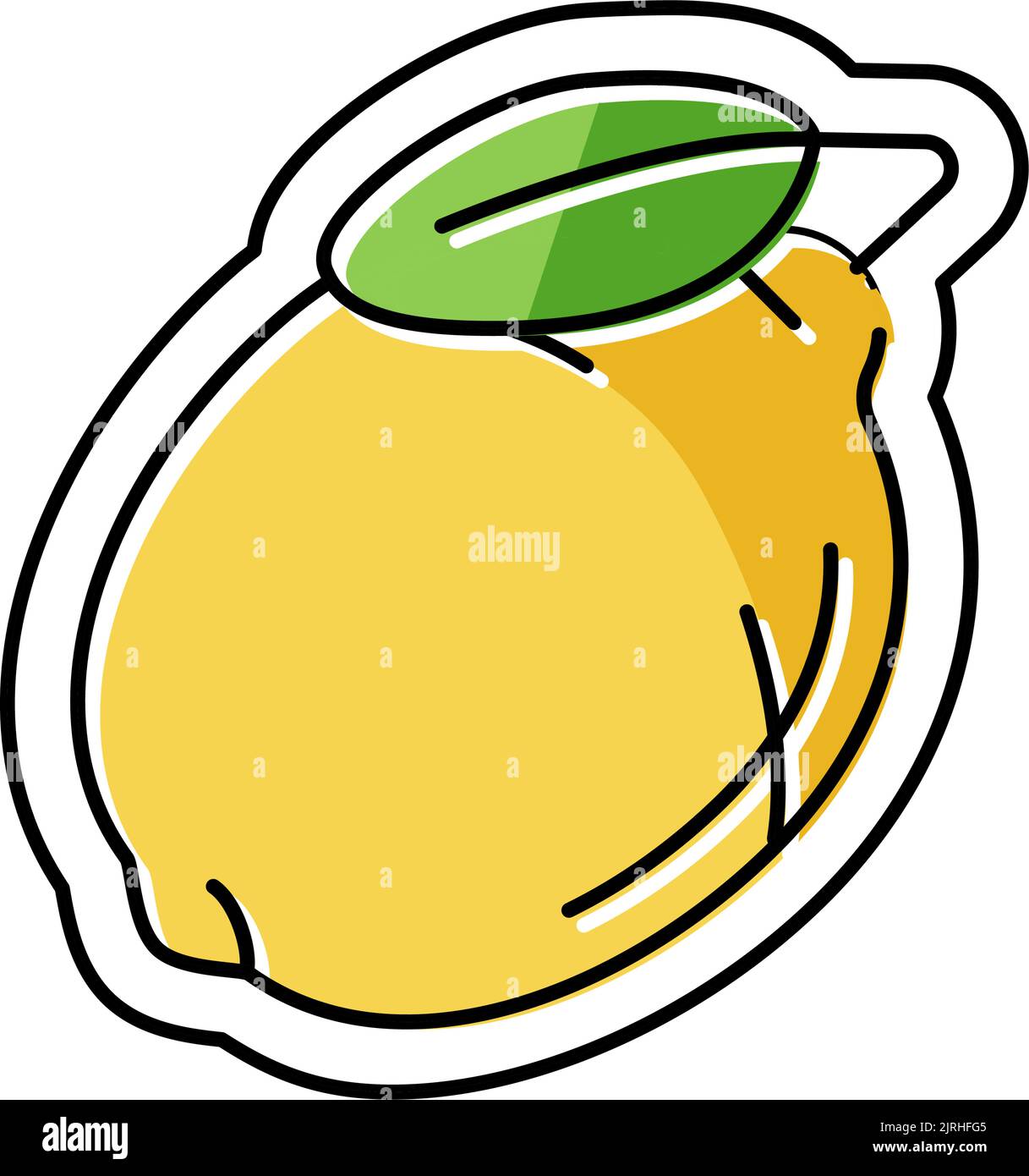 lemon slot game color icon vector illustration Stock Vector Image & Art ...