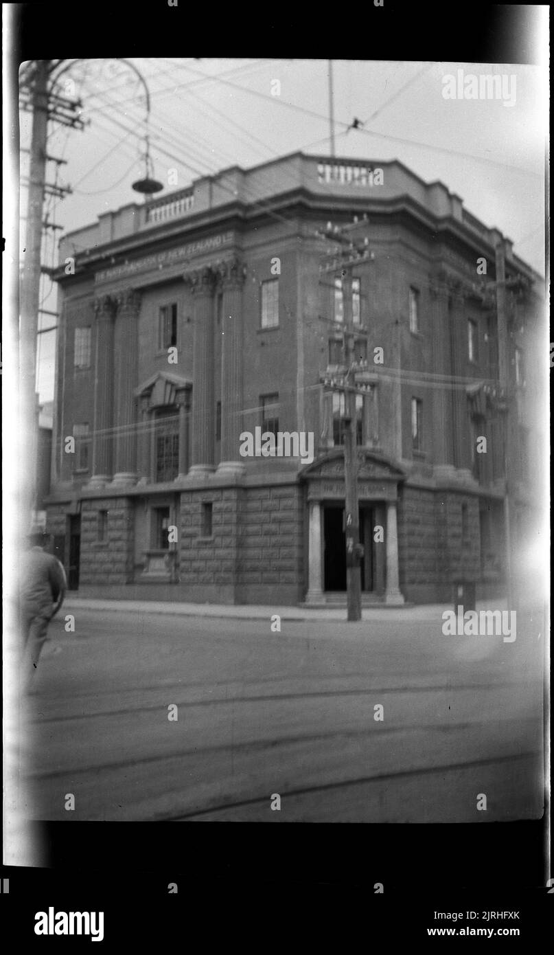National Bank of New Zealand Building, Cuba St, Wellington, 1920s to ...